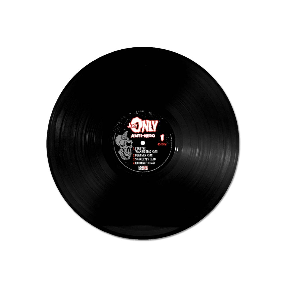 JERRY ONLY "ANTI-HERO" BLACK VINYL - Official Misfits | Misfits Shop