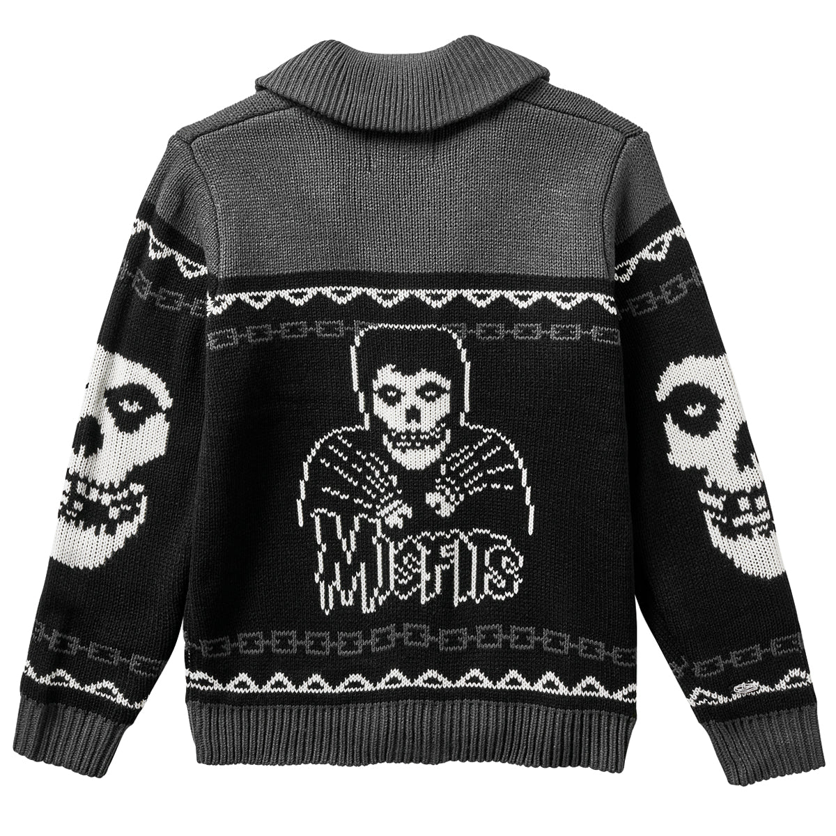 Misfits Fiend Cardigan Sweater - Official Misfits Shop | Misfits Shop